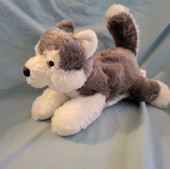 Toys | Grey Wolf Husky Puppy Plush Stuffed Animal Toy Aurora | Poshmark